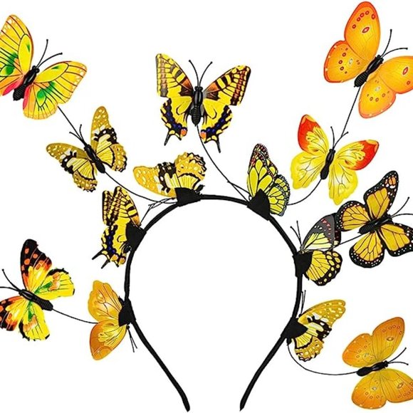 Boutique | Accessories | Zivyes Butterfly Fascinator Hats Women Monarch ...
